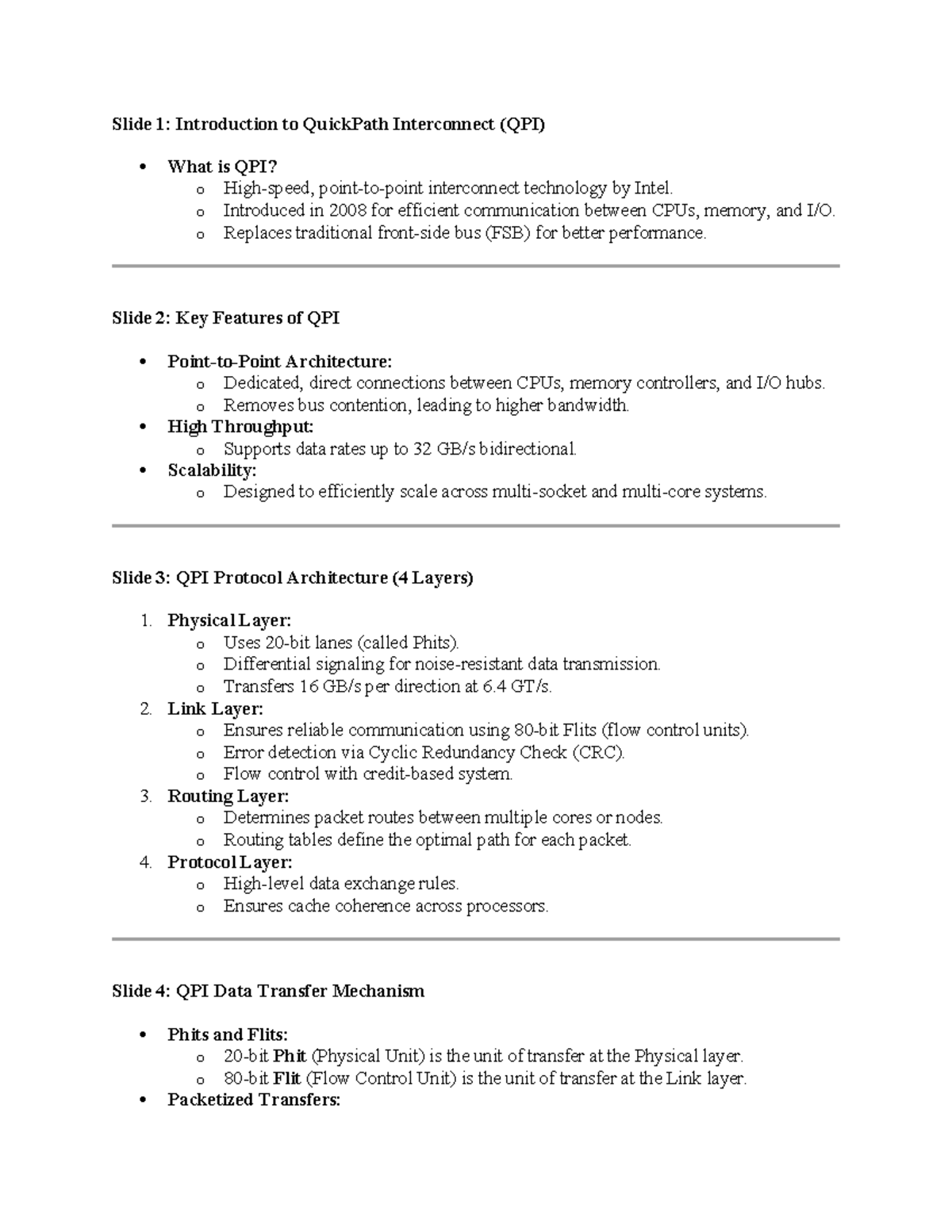 Slide 1 - nnnnnnnnnnnnnnnnnnnn - Slide 1: Introduction to QuickPath ...