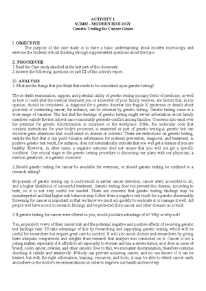 LAB Simulation - Virtual Bacterial - SCI402 - MODERN BIOLOGY LAB ...