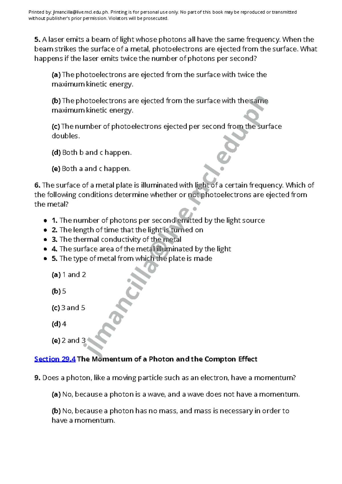 PHY031-SW32 - PROBLEM SOLVING - without publisher's prior permission ...