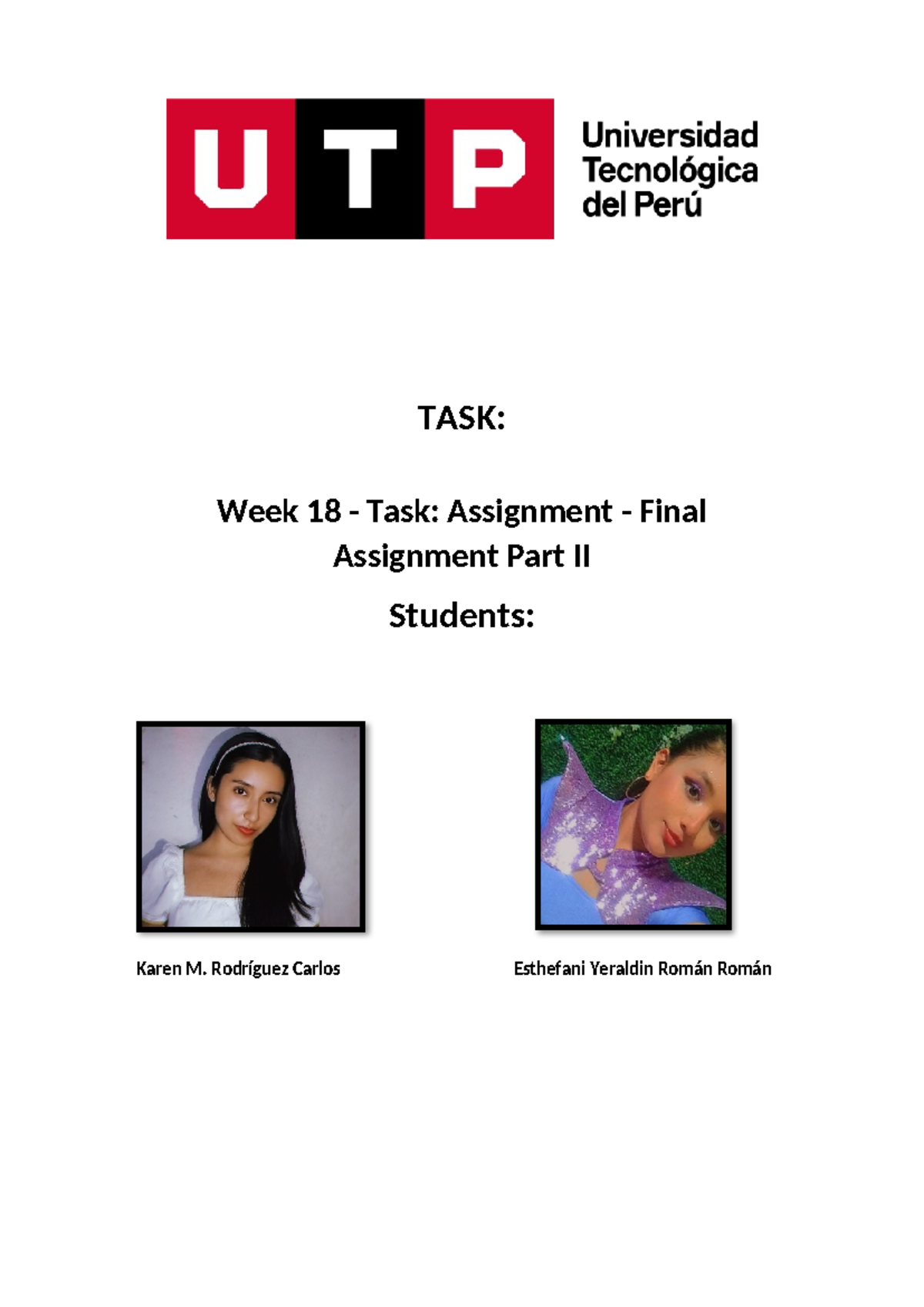 Assignment Final Assignment Part Ii Nueva Clasificacion Task Week 18 Task Assignment
