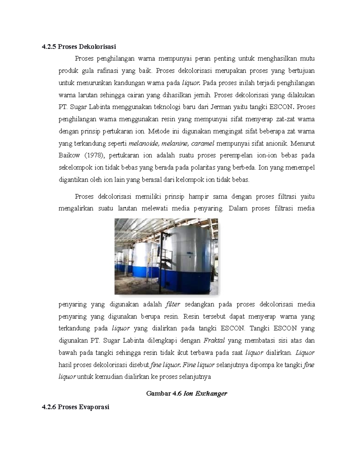 Laporan Kerja Praktik PT. Sugar Labinta - BAB 4 (part 3) - 4.2 Proses ...