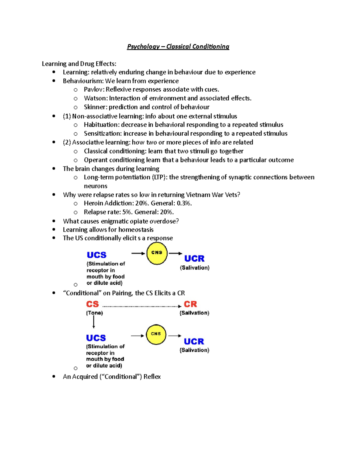 2022-09-19 Psych Classical Conditioning - Psychology – Classical ...