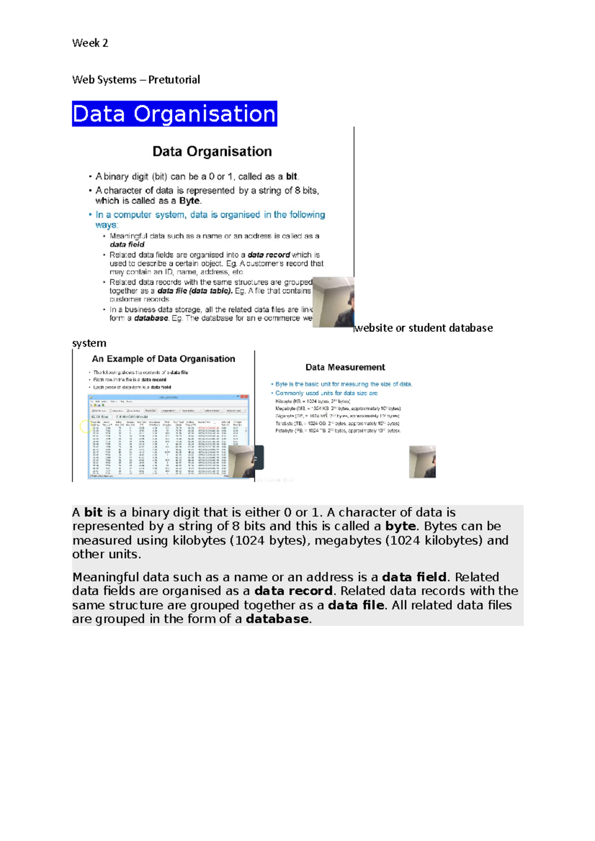 Pre Tutorial - web systems - Web Systems – Pretutorial Data ...