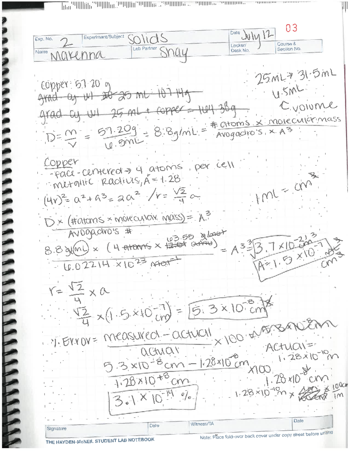 Solids Lab Chem 1412 Studocu