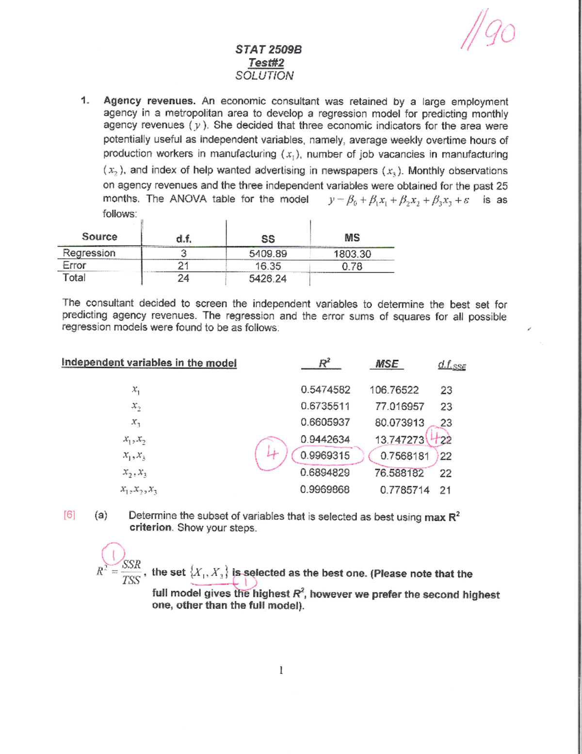 Stat Test 2 (Asst 2) - Stat 2509 - Studocu