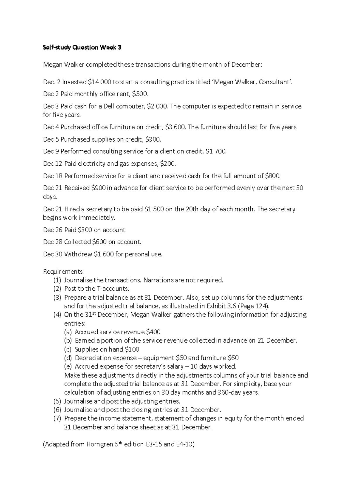 Self-Study Questions Week 3 Upload - Self-study Question Week 3 Megan ...