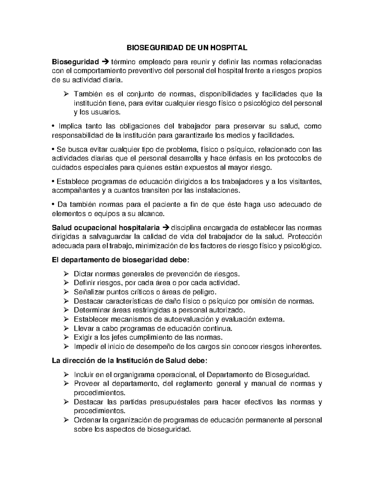 Bioseguridad DE UN Hospital - Warning: TT: undefined function: 32 BIOSEGURIDAD DE UN HOSPITAL ...