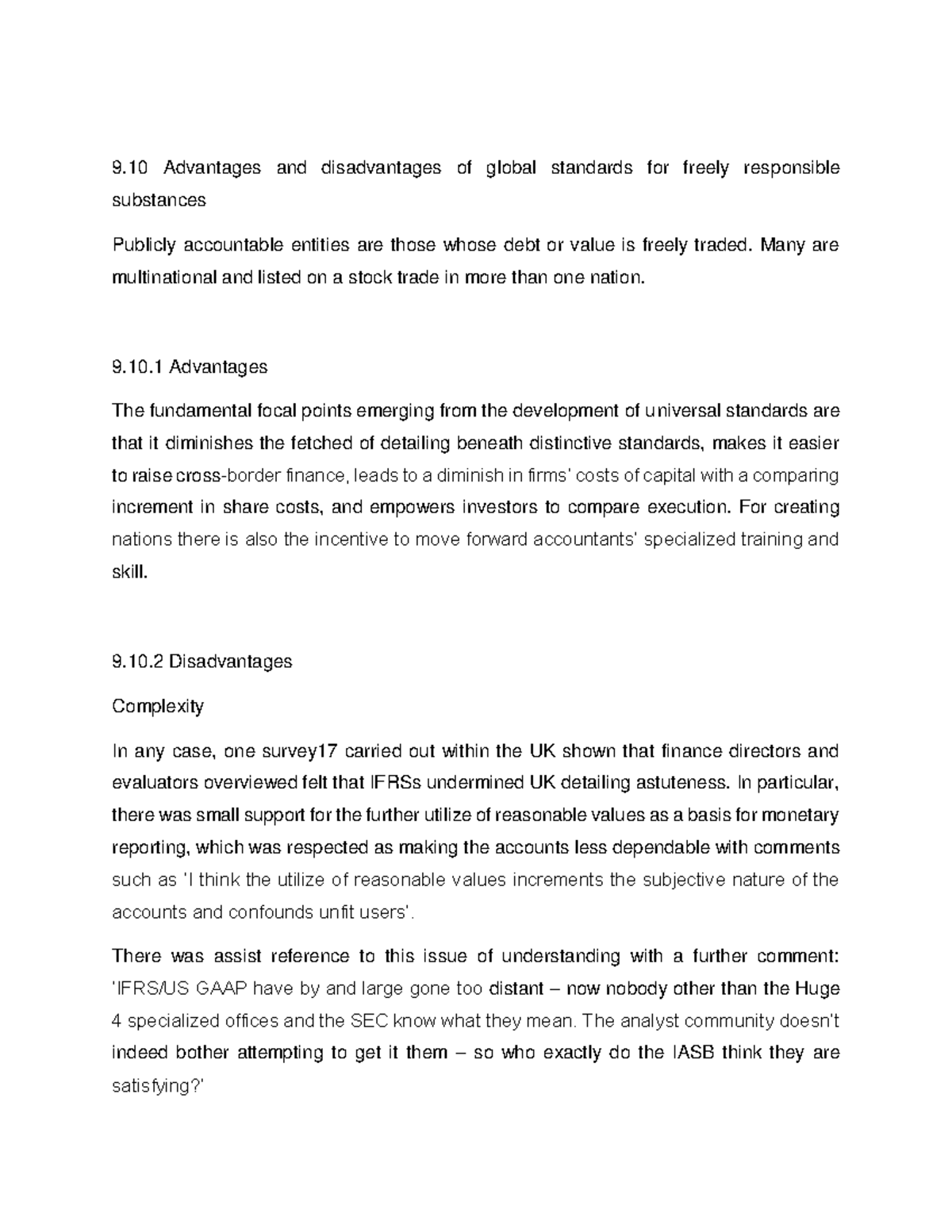 Summary - Preparation of Financial Statements-59 - 9 Advantages and ...