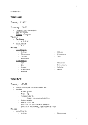 Nutrition chapter 12 - APSM 3351 - Studocu