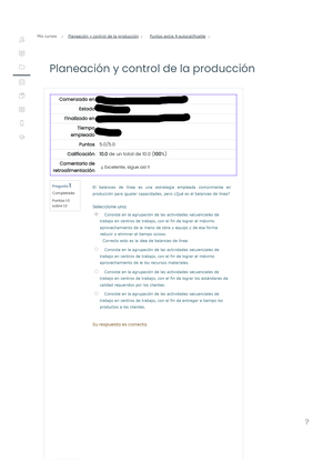 Puntos extra 5 autocalificable COM - Tecnología de información aplicada a las empresas Pregunta ...