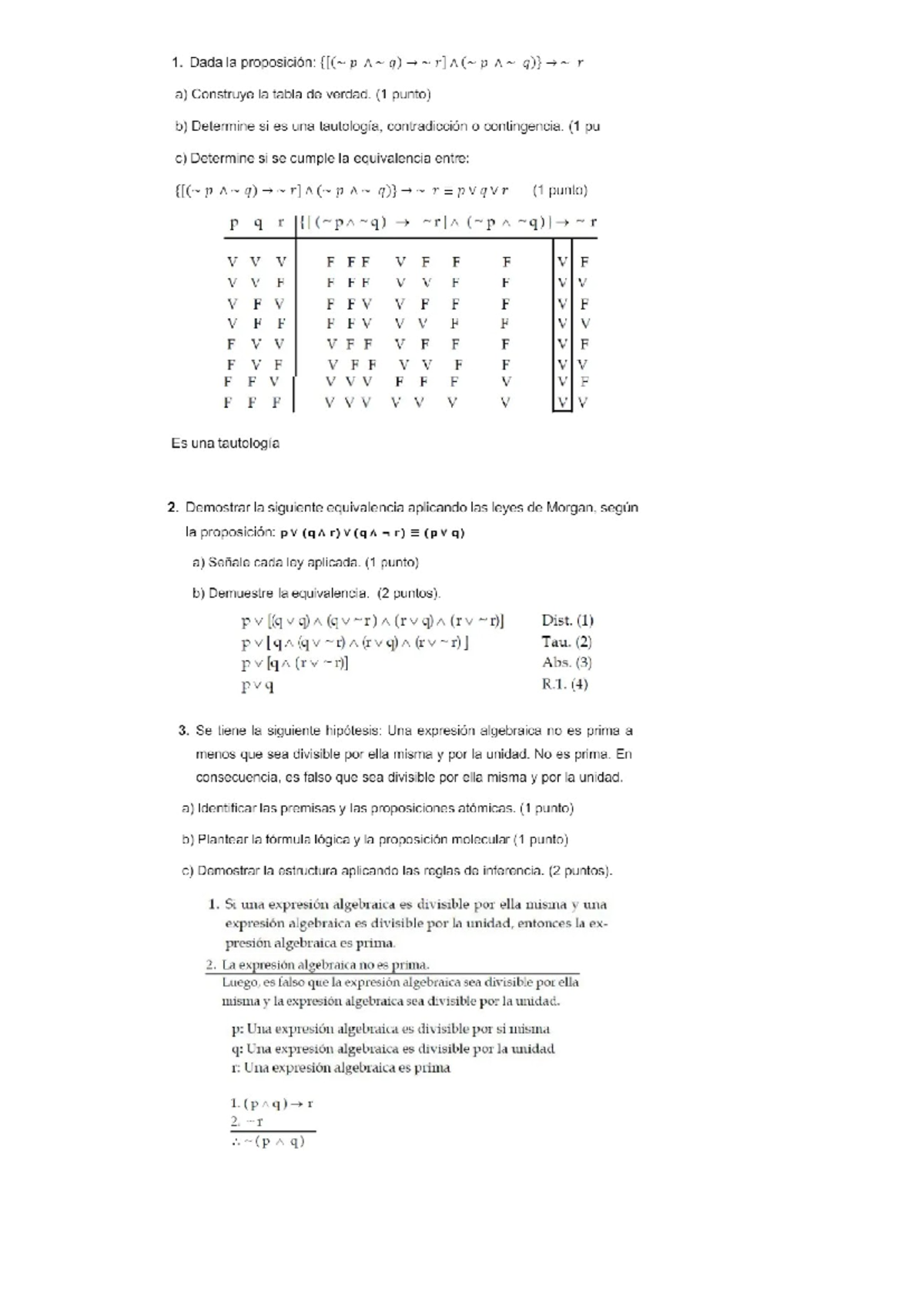 Examen Parcial Matematica Discreta Matematicas Discretas Studocu
