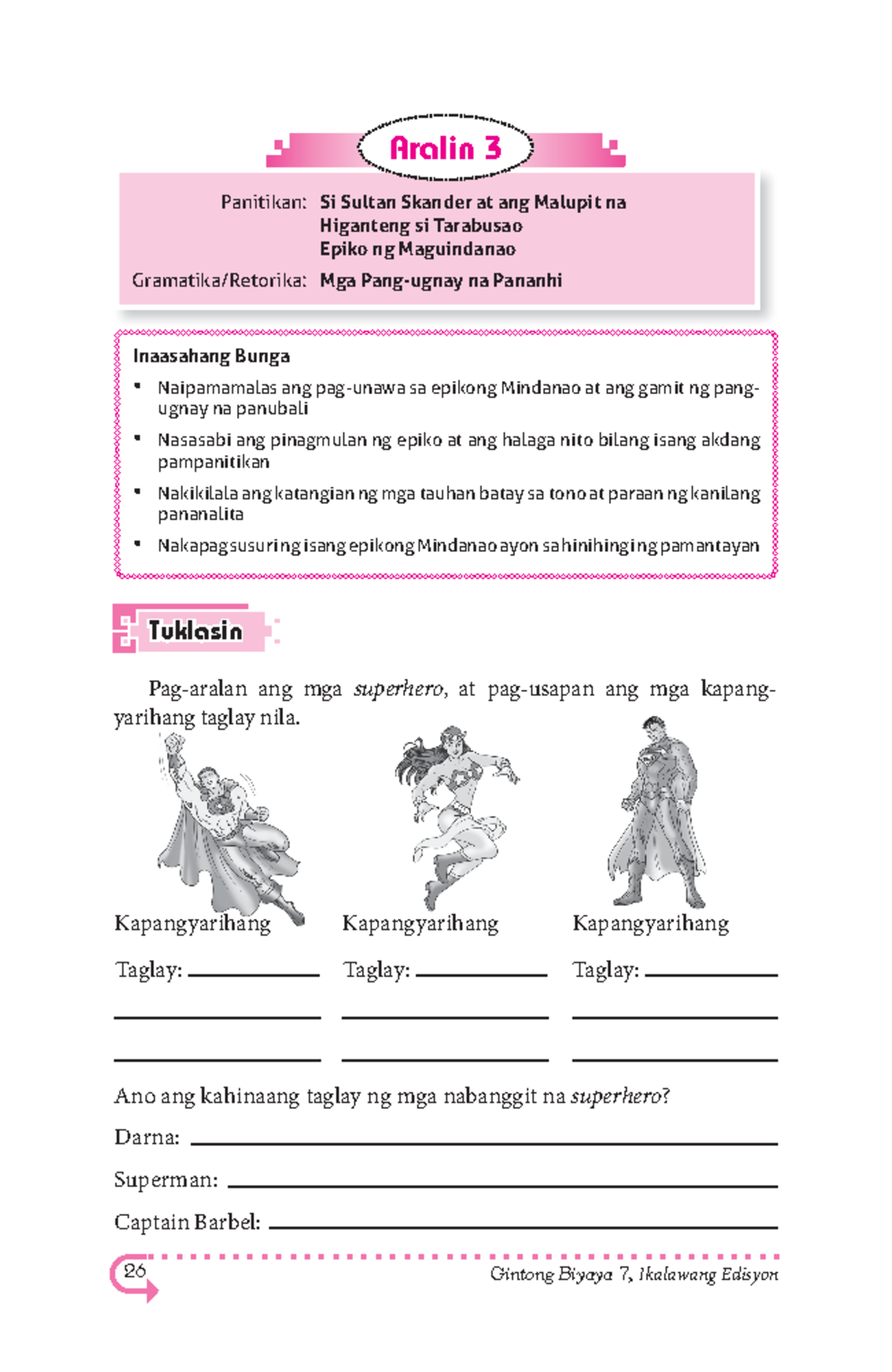 06 - Aralin 3 94k DRE - jhhhhhhhhh - 26 Gintong Biyaya 7, Ikalawang ...