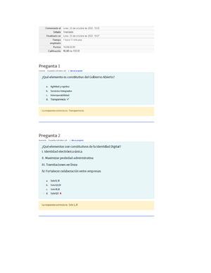 Examen SUP modernizacion e innovacion del estado - Comenzado el jueves, 14 de septiembre de 2023 ...