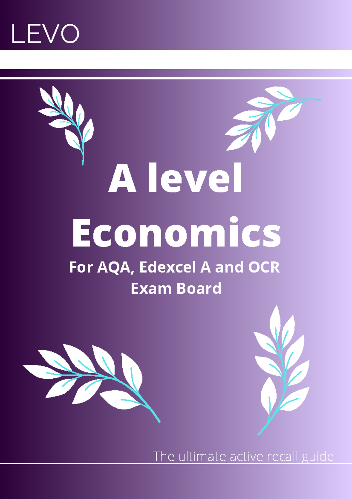 A level Economics Revision Guide - A level Economics The ultimate ...