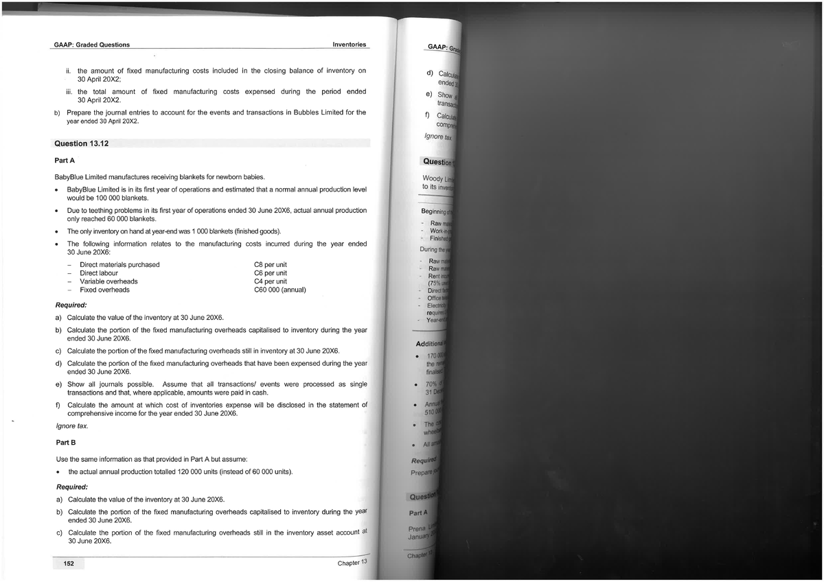 Question 13.12 question book - FIA 241 - Studocu