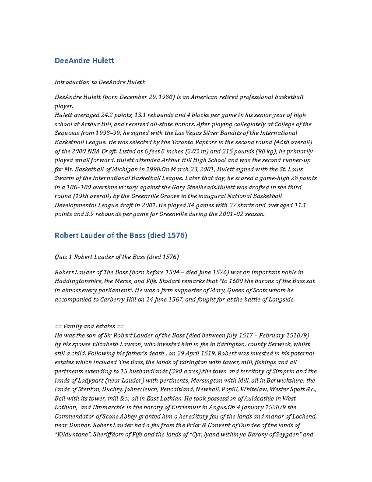 POLS157Lab Report Dee Andre Hulett - DeeAndre Hulet Introduction to ...
