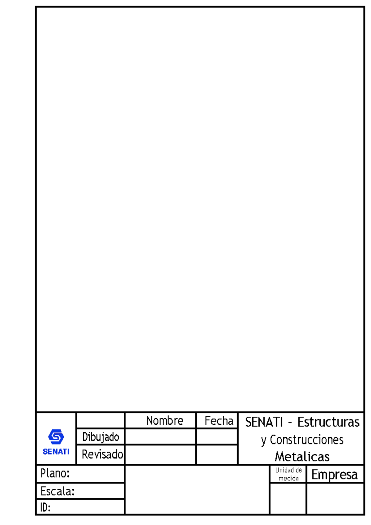 Cajetin Dibujo Técnico - Vertical - Horizontal - senati - Nombre Fecha ...