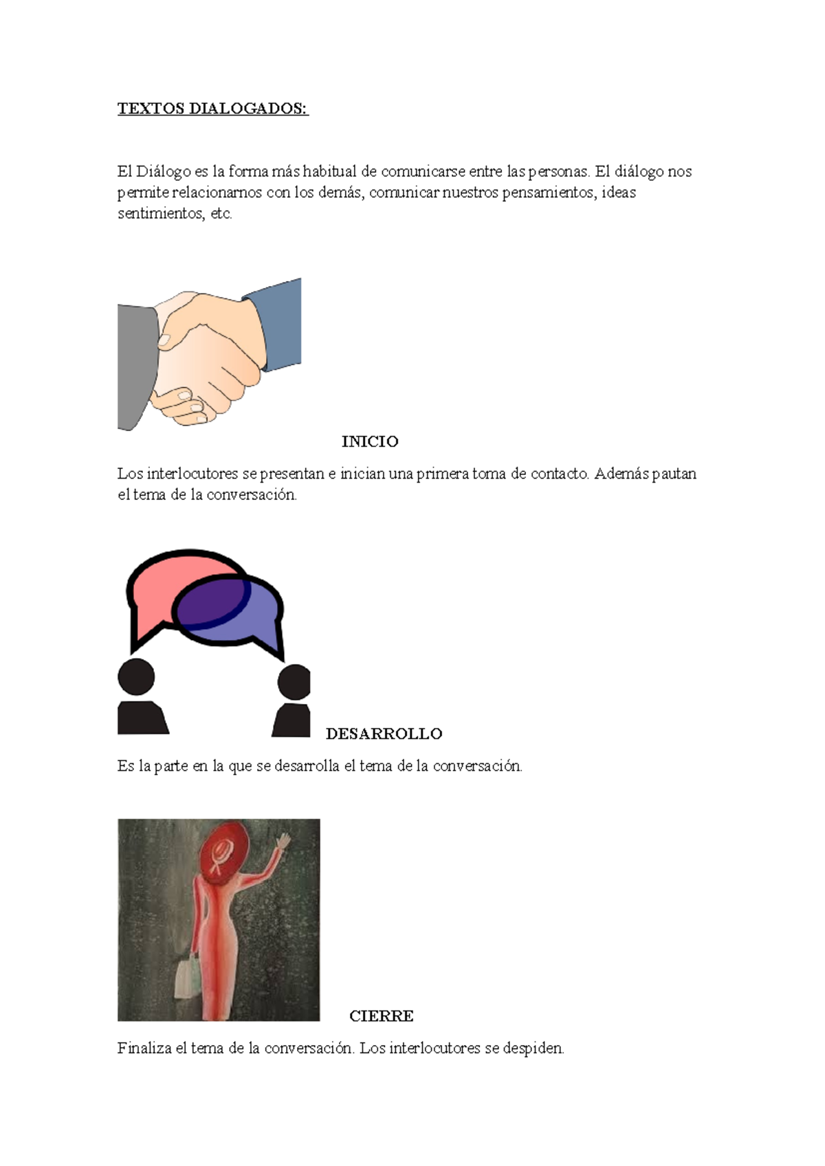 Textos Dialogados - TEXTOS DIALOGADOS: El Diálogo es la forma más ...