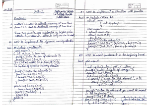 OOPS - oops notes - Computer science engineering - Studocu