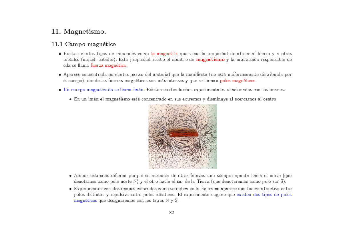 Magnetismo - Existen ciertos tipos de minerales como la magnetita que ...