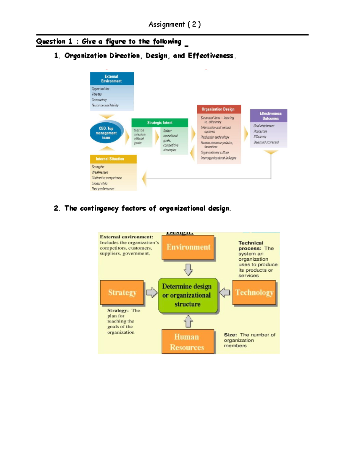 Od assignment 2 (2) - OD assingment - Assignment ( 2 ) Question 1 ...