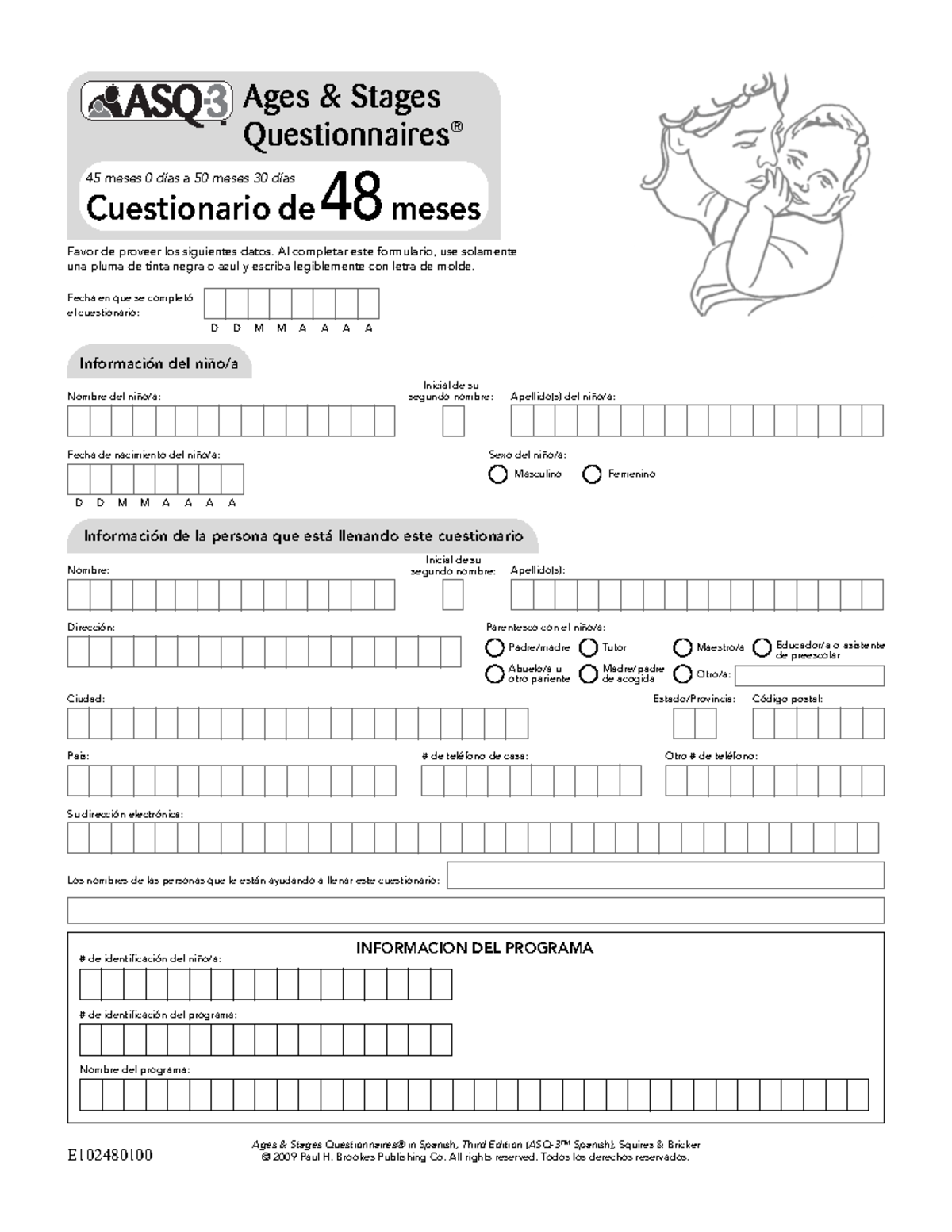 48 meses - Asq - Ages & Stages Questionnaires® in Spanish, Third ...