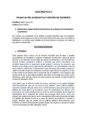 CASO Préctico 2 - caso 2 modulo 6 - CASO PRÁCTICO 2 GESTIÓN CONTABLE Y ANÁLISIS FINANCIERO ...