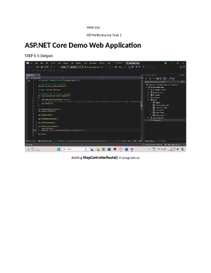 Web Systems and Technologies - Studocu