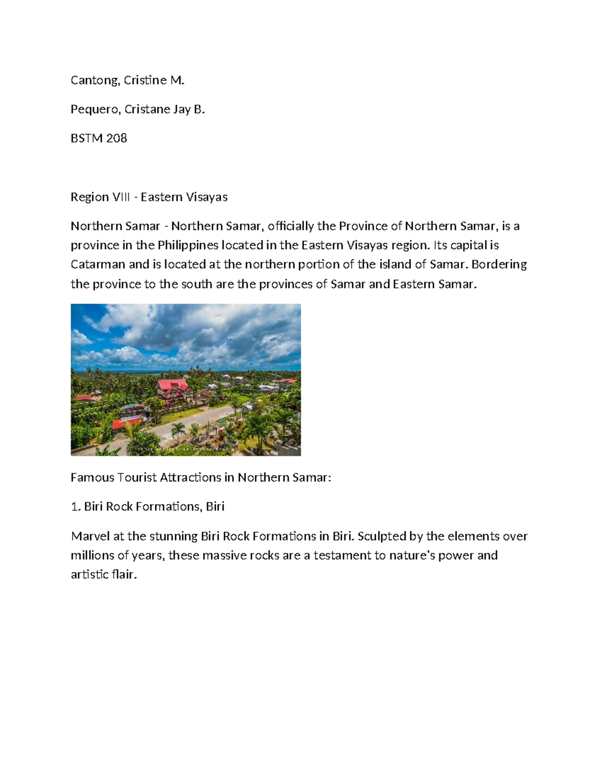 Cantong Cristi WPS Office - Cantong, Cristine M. Pequero, Cristane Jay ...