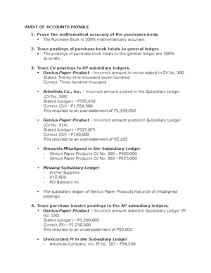 Chapter 2 Auditing Principles Note - SU - Studocu