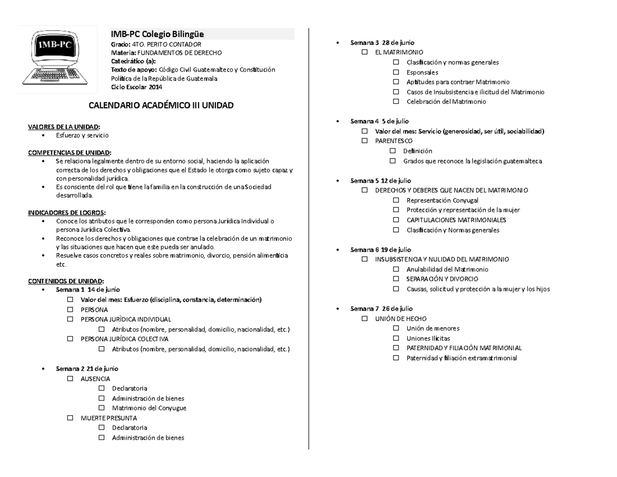 3 4 4to perito contador fundamento de derecho iii - IMB-PC Colegio ...