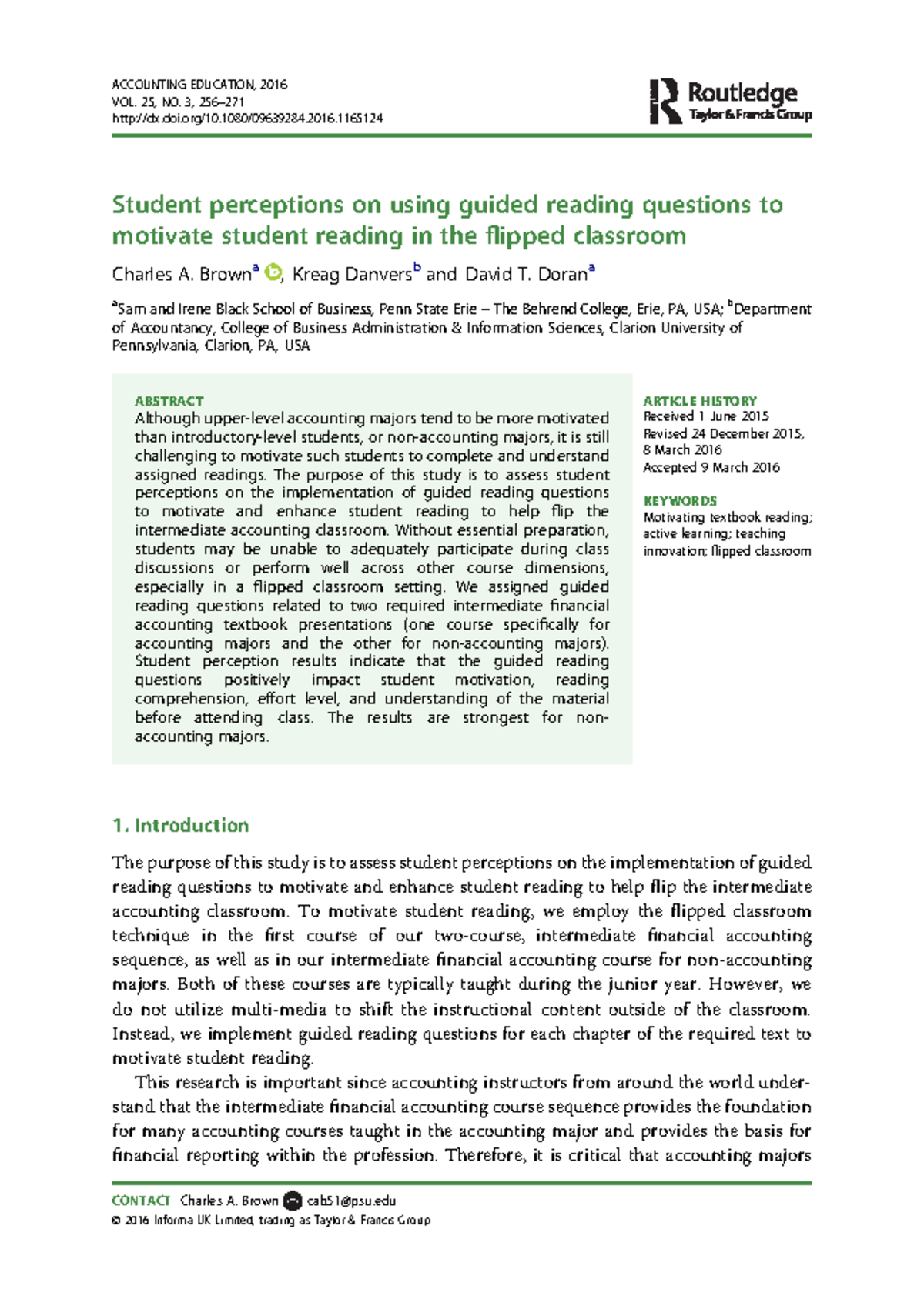 Article For Research 1 - Student perceptions on using guided reading ...