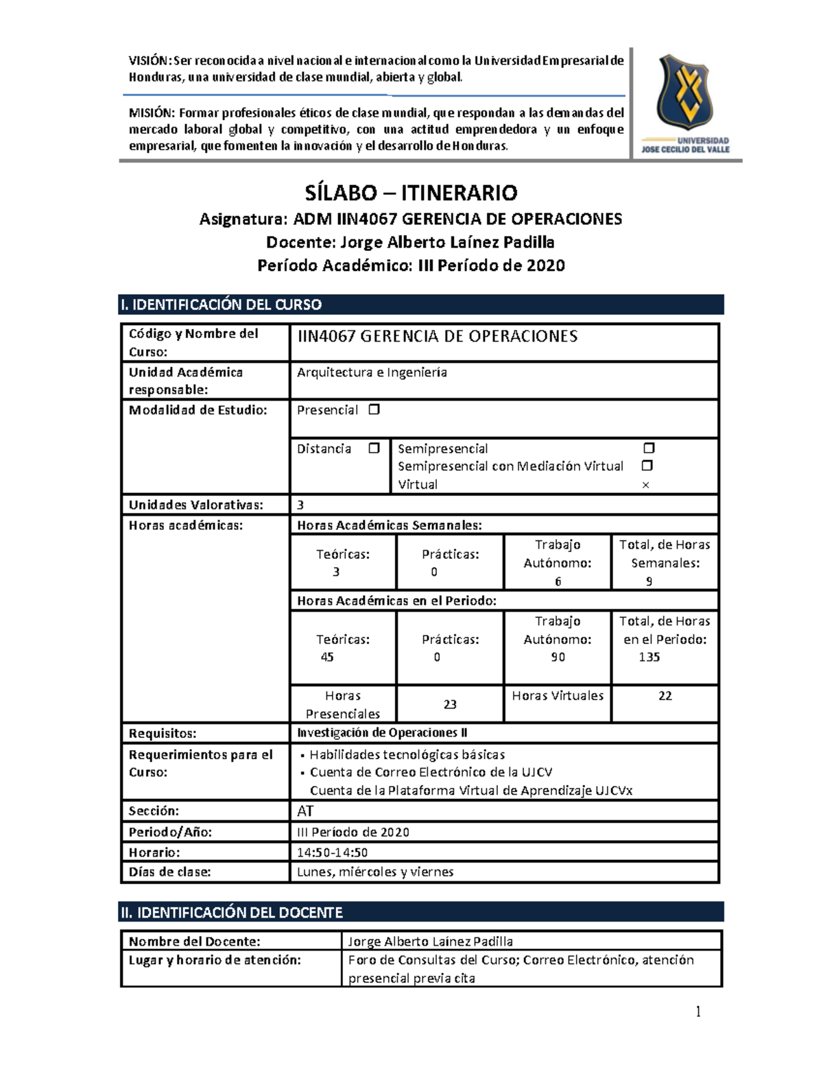 01 Documento Silabo Gerencia -de -Operaciones - Warning: TT: undefined function: 32 Warning: TT ...