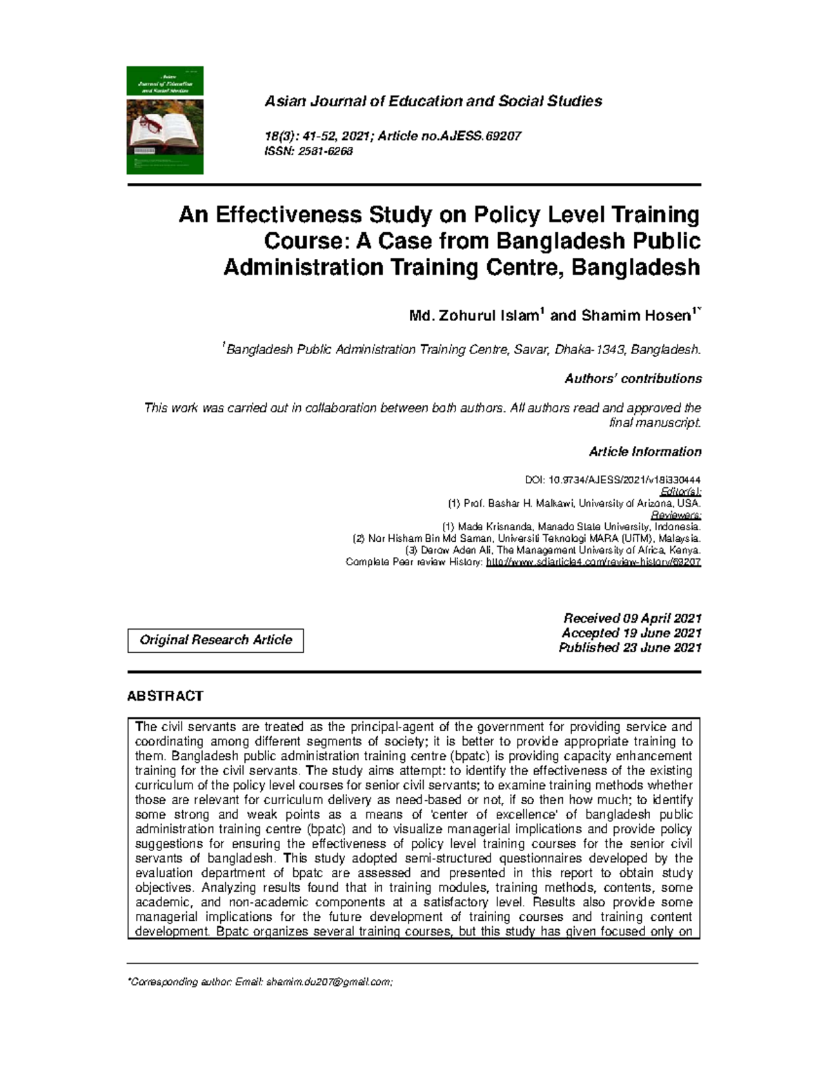 An Effectiveness Study on Policy Level T - - Studocu