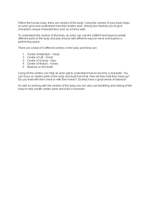 Laban Technique - LABAN Technique: Rudolf Von Laban was a born Austro ...