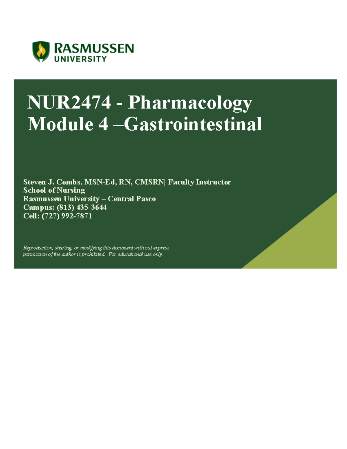Screenshot 2022-12-12 at 1.14.12 PM - NUR2474 - Pharmacology Module 4 ...