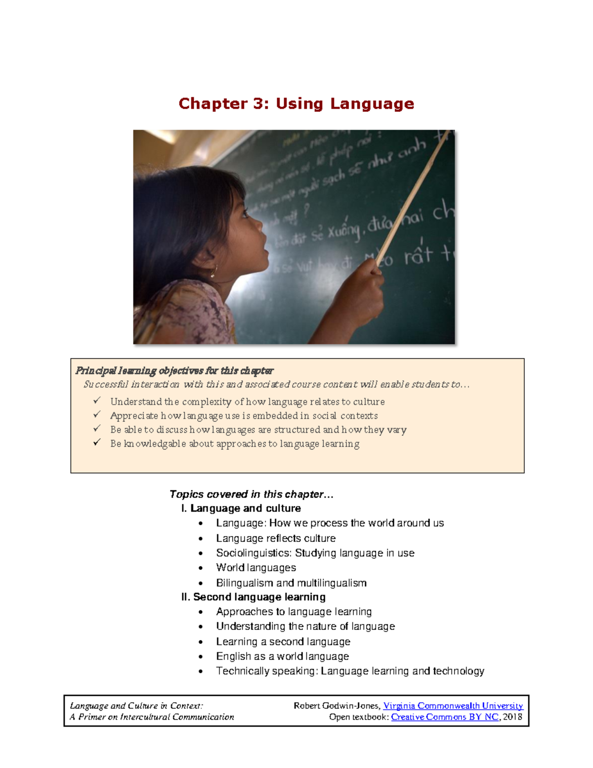 Lacic Chapter 3 Language and Culture in Context - Language and Culture ...
