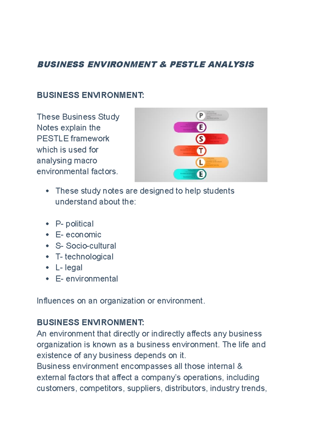 Business-envionment-and-pestle-analysis.doc-editedx - BUSINESS ...