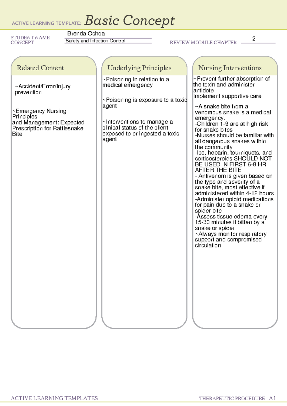 Basic Concept form (1) - STUDENT NAME CONCEPT REVIEW MODULE CHAPTER ...
