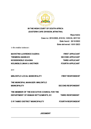 Practice Note - CIVIL - IN THE HIGH COURT OF SOUTH AFRICA (LIMPOPO ...