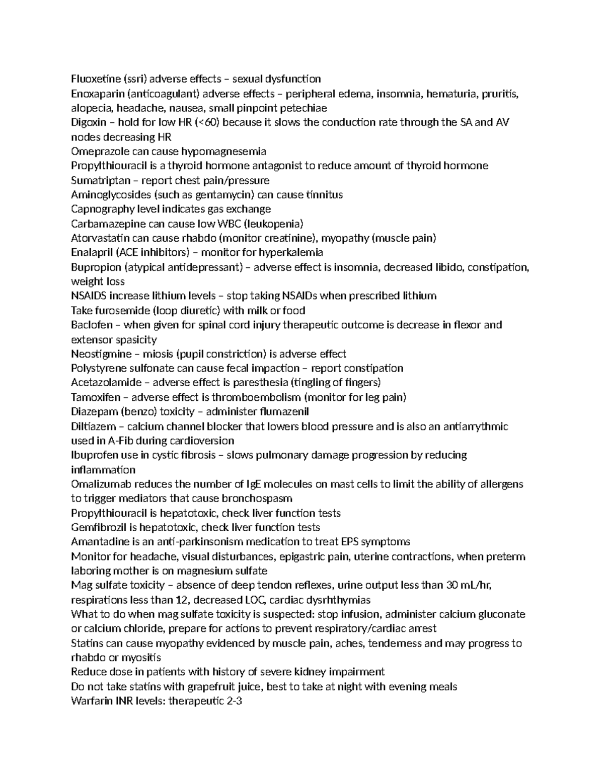 Ati practice exam b notes - Fluoxetine (ssri) adverse effects – sexual ...