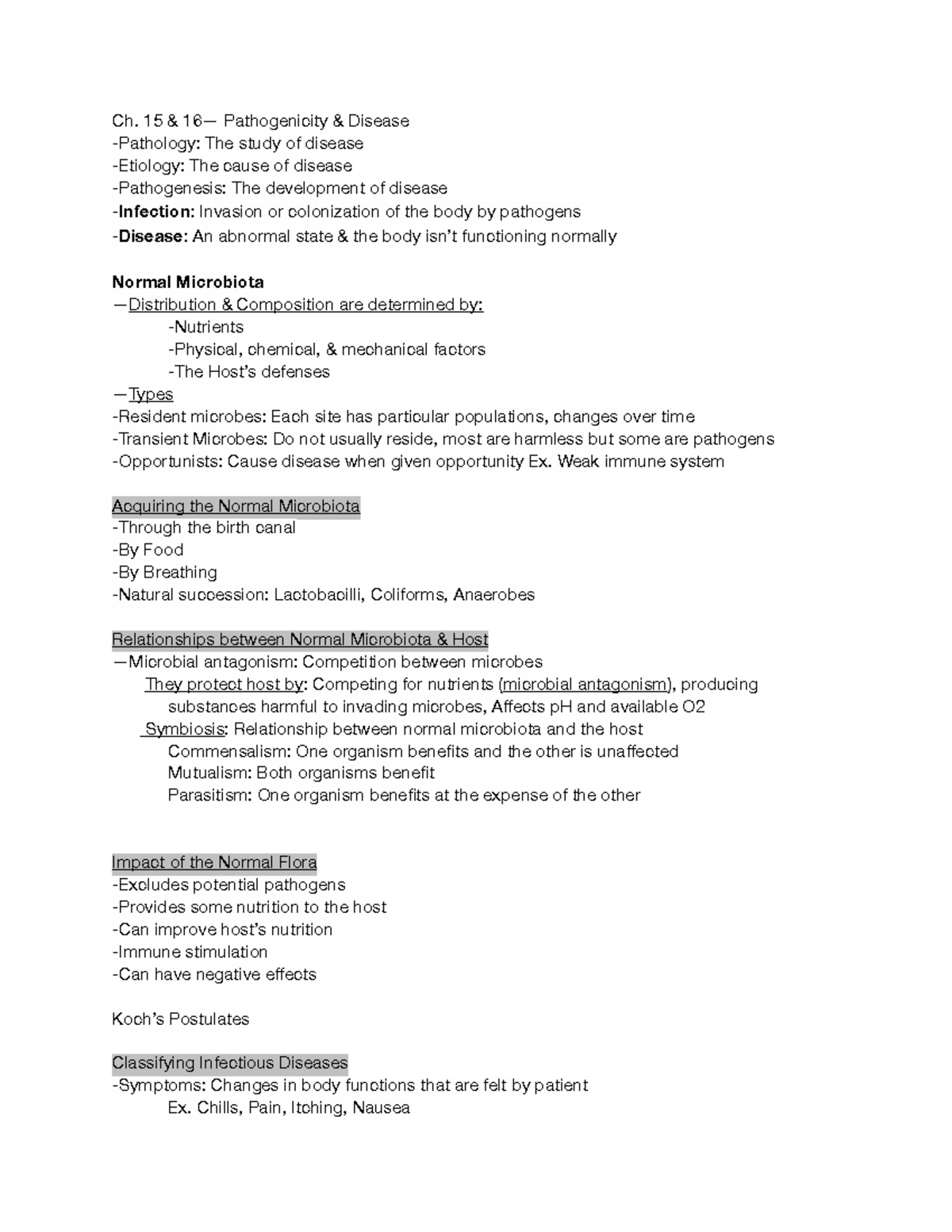 Ch 15 16 Pdf Lecture Notes Ch 15 16 Notes Ch 15 16