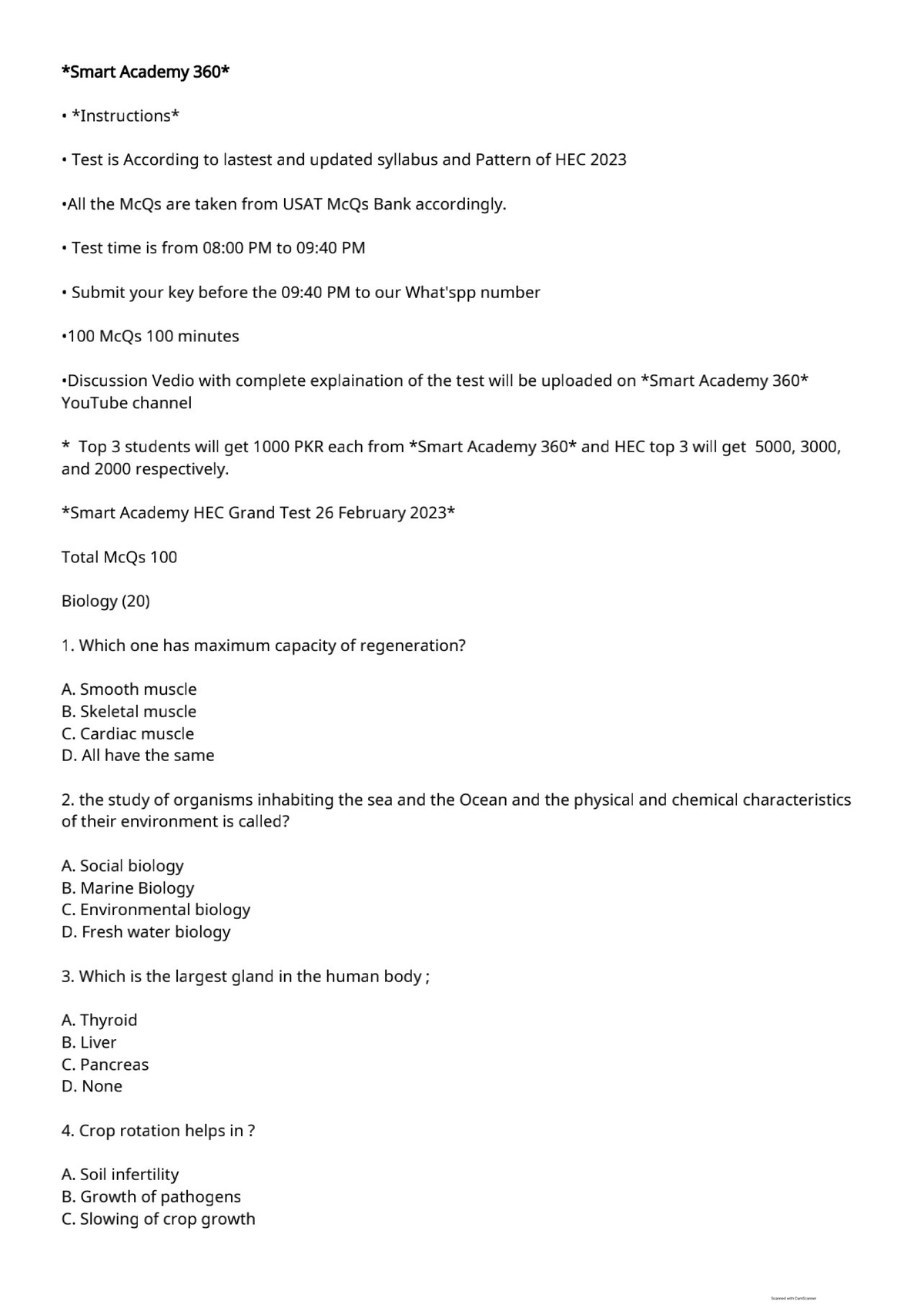 Smart Academy 360 - Studocu