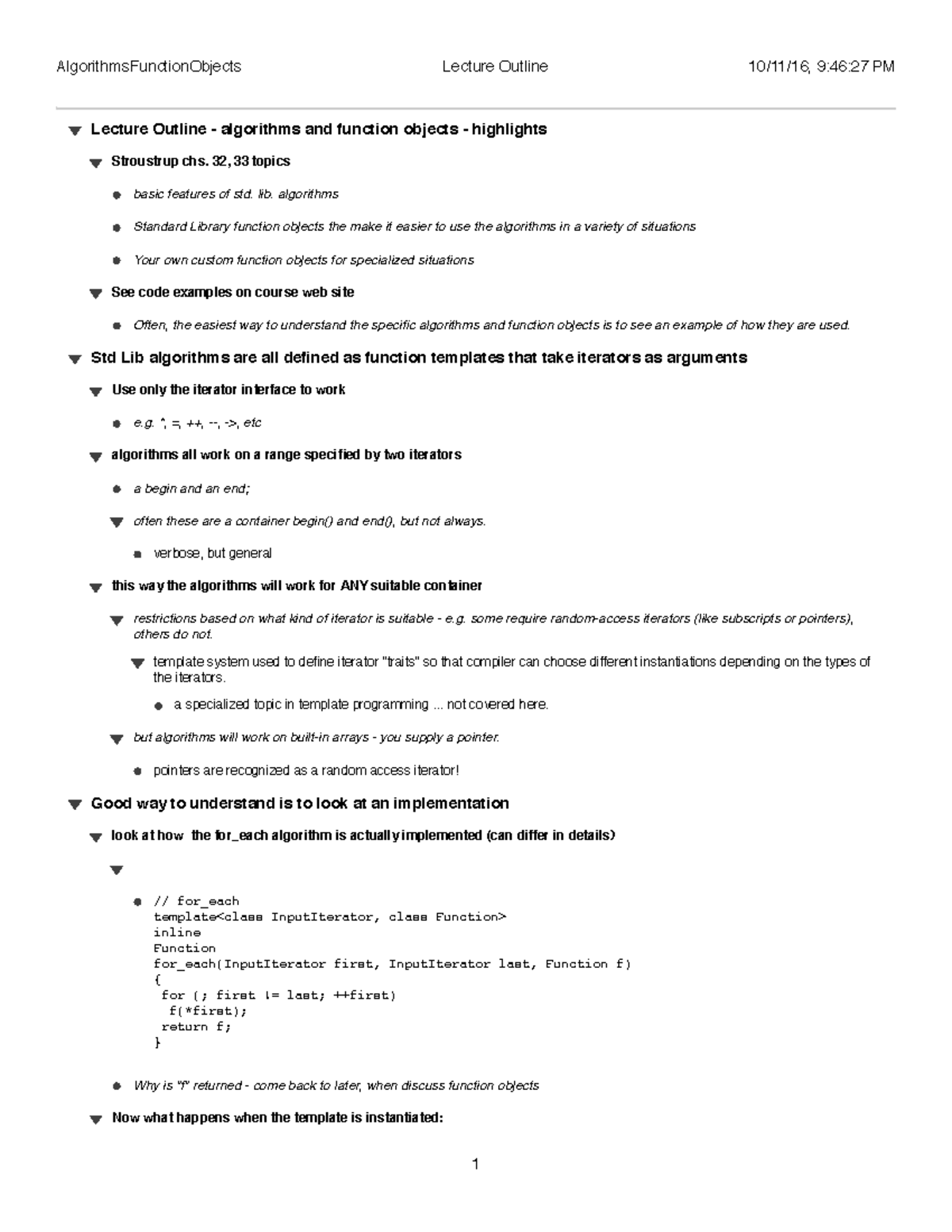 Algorithms Function Objects Basic Features Of Std Lib Algorithms 9286