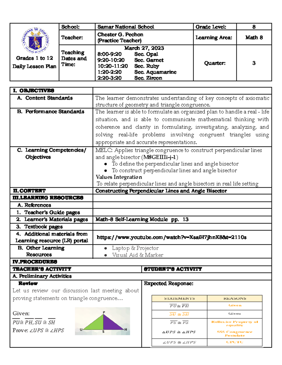 1 Final Perpendicular lines and angle bisector - Grades 1 to 12 Daily ...