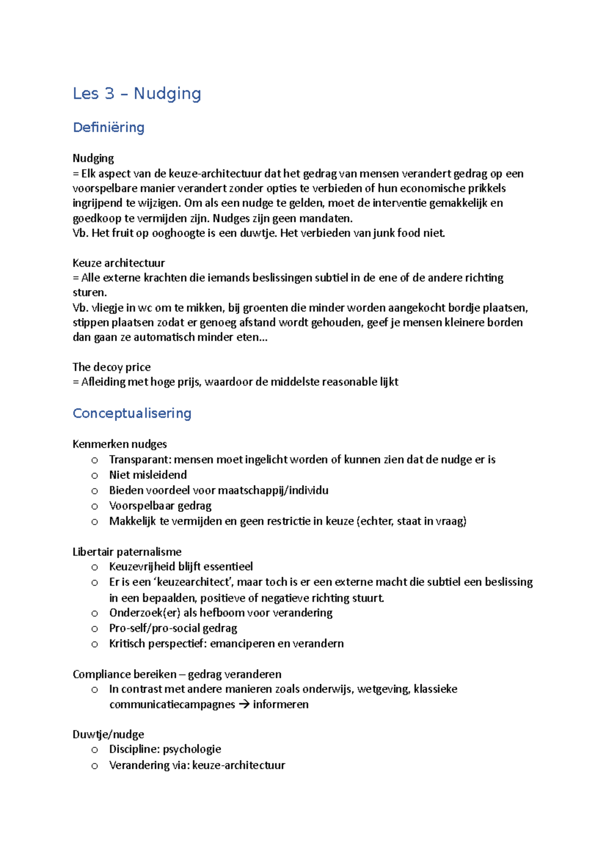 Nudging - Les 3 Encyclopedie van de communicatiewetenschappen - Les 3 ...