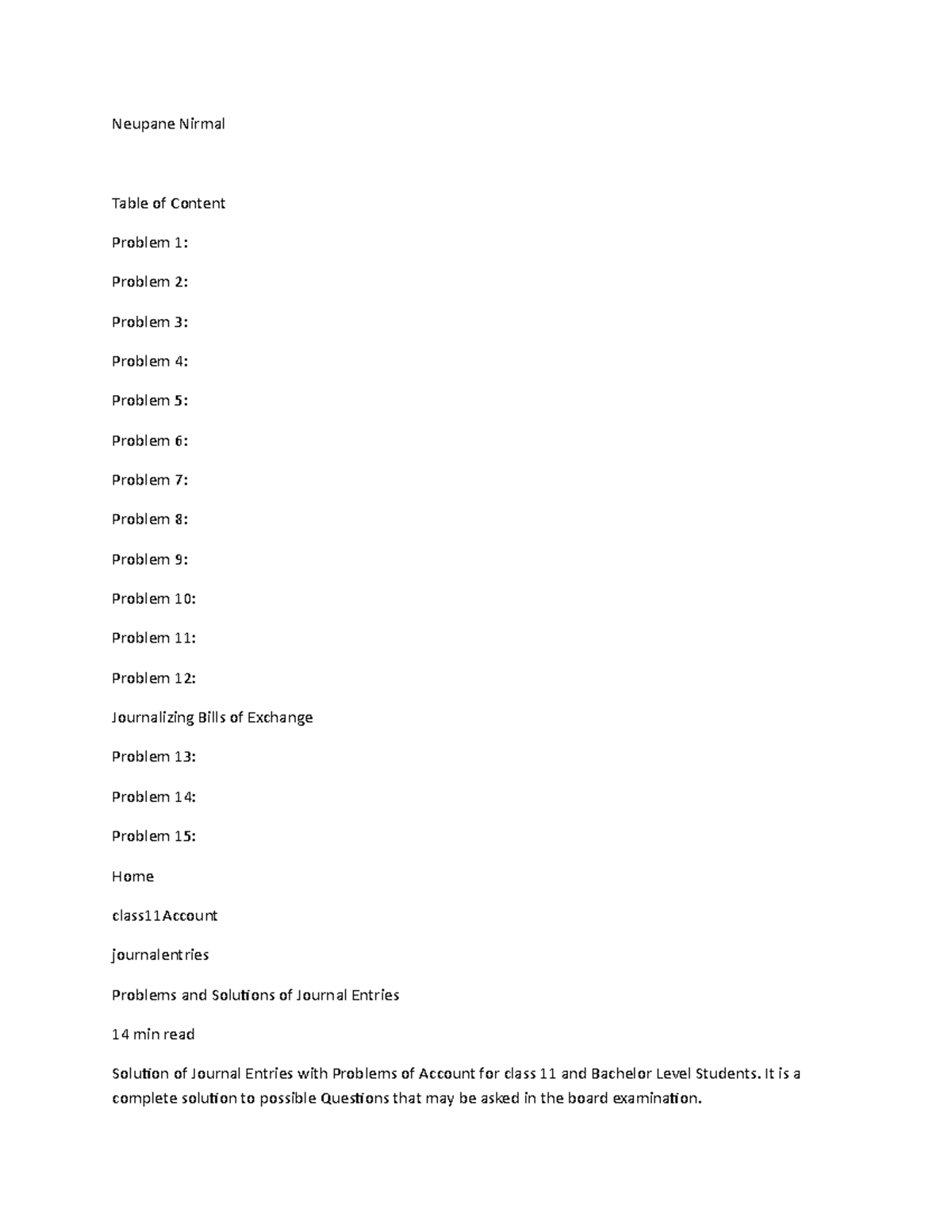 Problem 5 - Assignment - Neupane Nirmal Table of ContentProblem 1: Problem 2: Problem 3:Problem ...