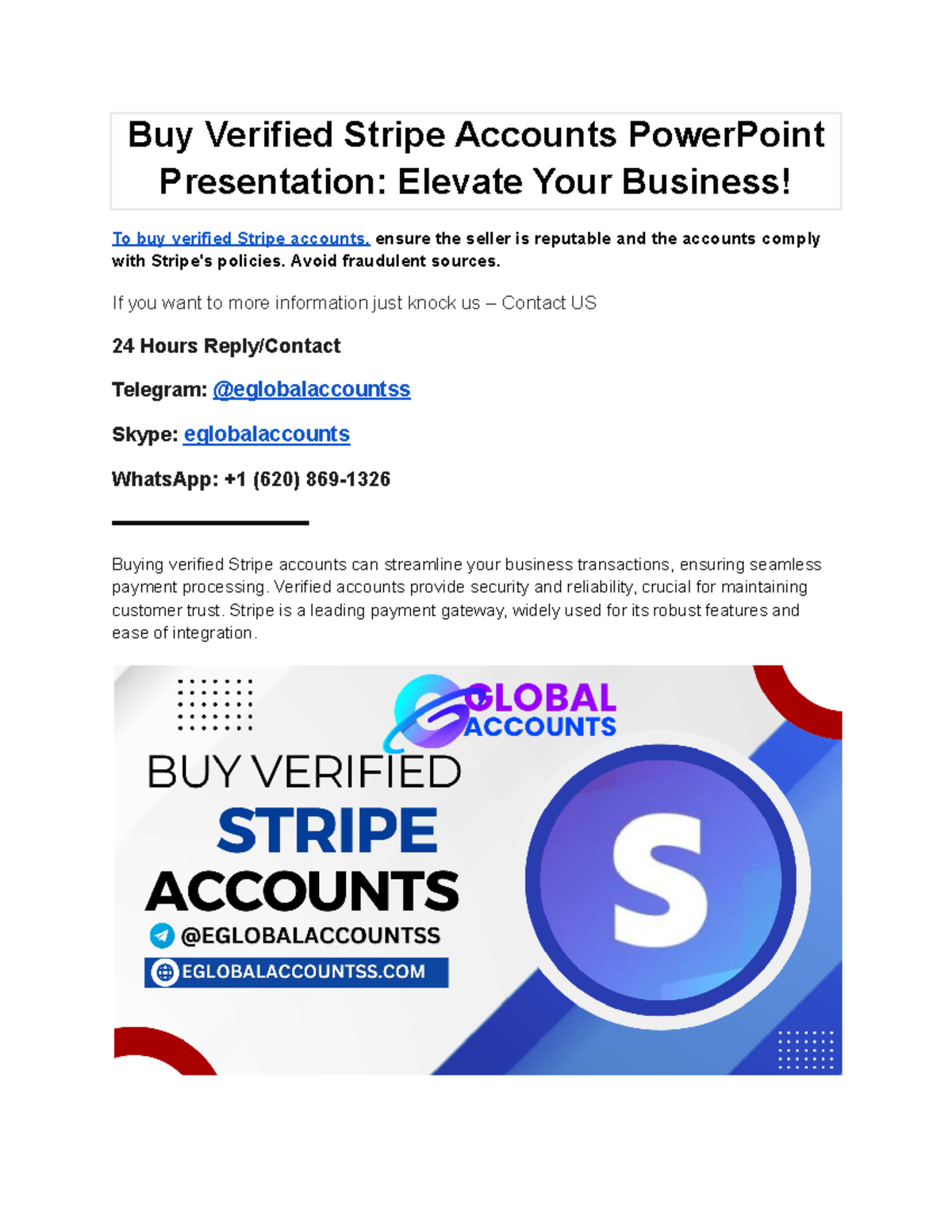 Buy Verified Stripe Accounts Power Point Presentation - Buy Verified Stripe Accounts PowerPoint ...