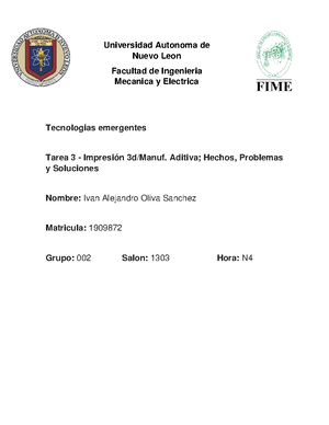 7. Ejemplos de Tec. Emergentes - Tecnologías Emergentes. - Studocu