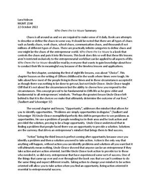 Who Owns the Ice House Book Summary and Worksheet Assignment - Who Owns ...